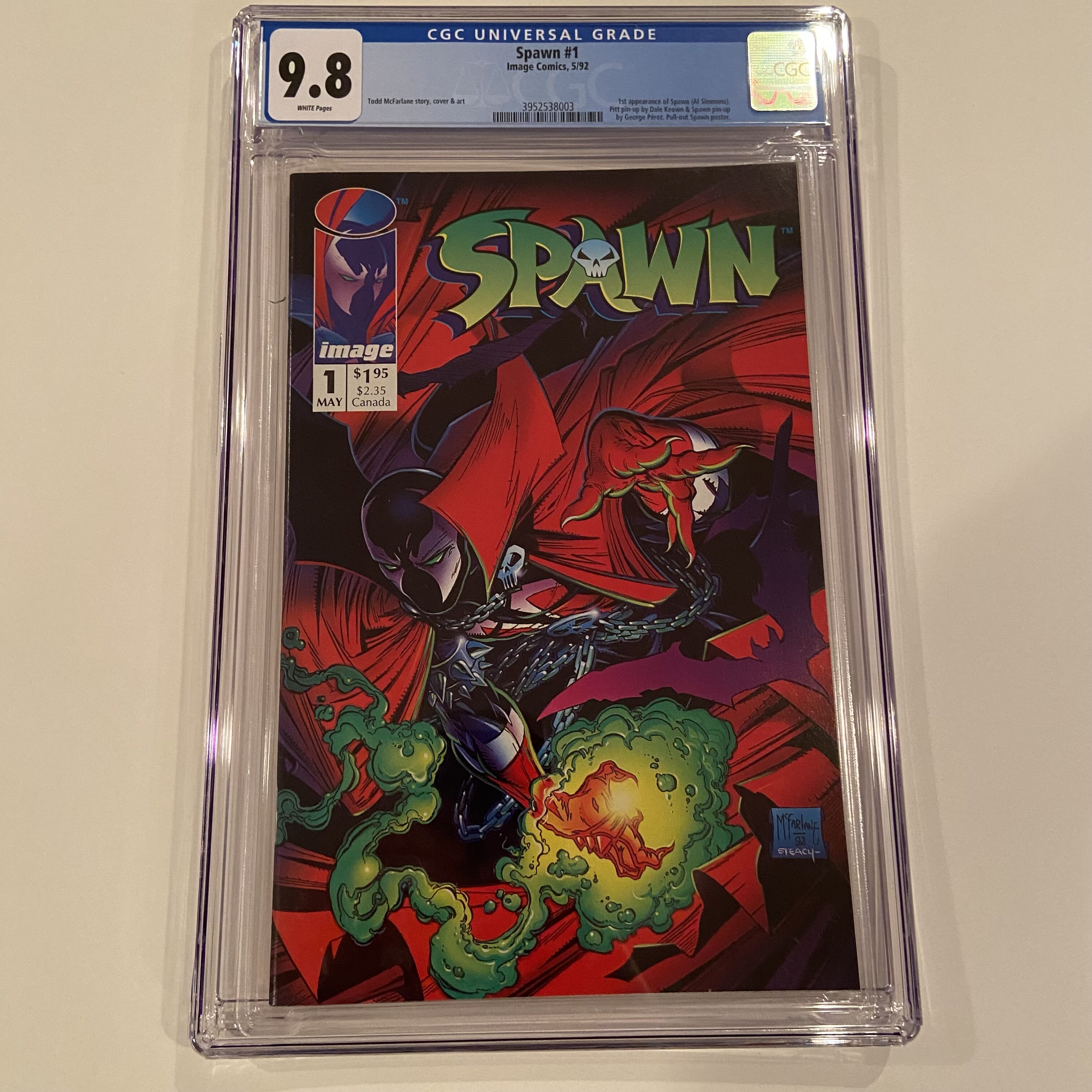 Spawn #1 CGC 9.8 WP - 3952538003 | eBay